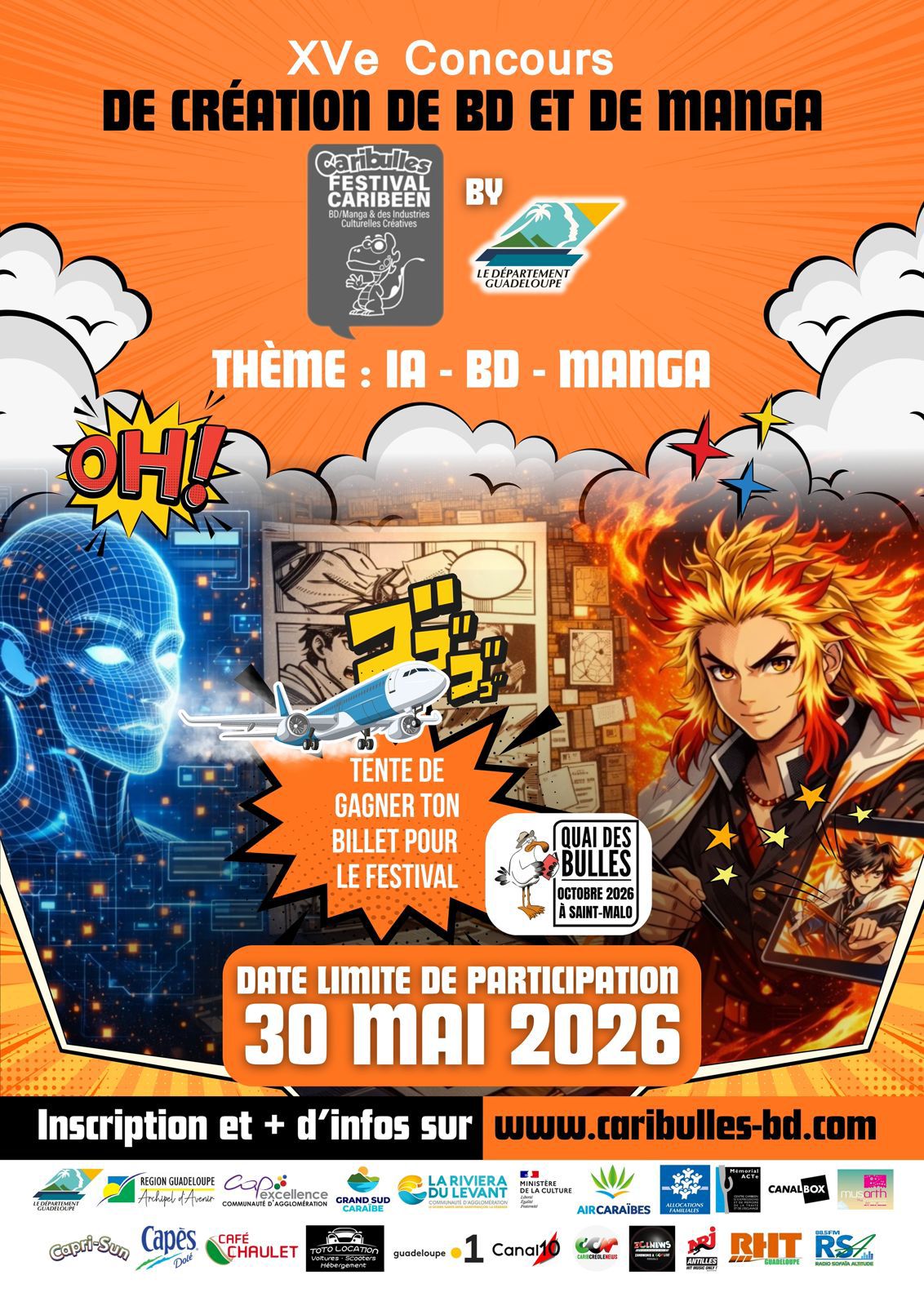 Concours BD & manga – Modalités et participation - Caribulles